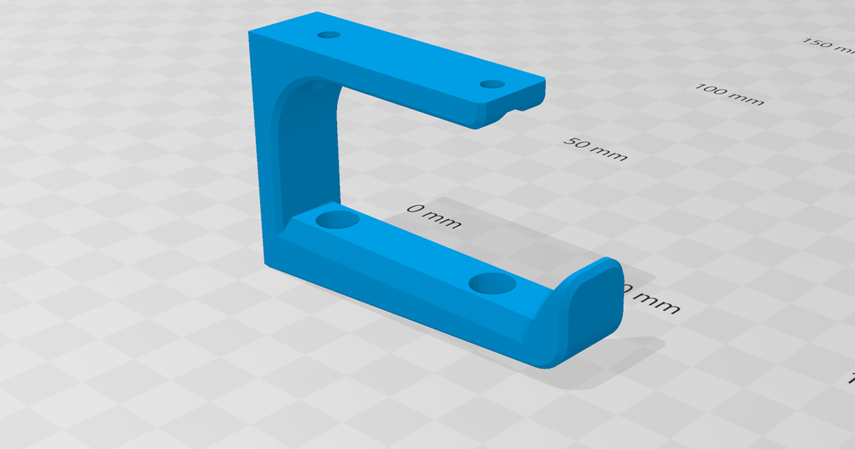 Under Table Hook by Mario M | Download free STL model | Printables.com