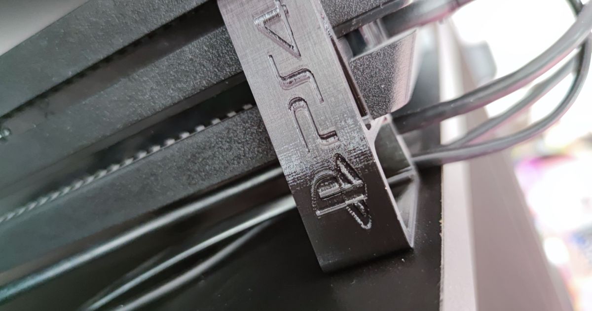 PS4 Pro Foot, Console Raiser Stand by menka | Download free STL model ...