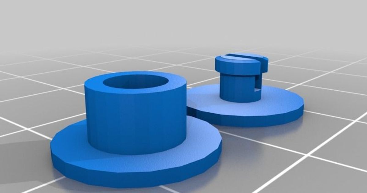 Plastic rivet by Krencl | Download free STL model | Printables.com