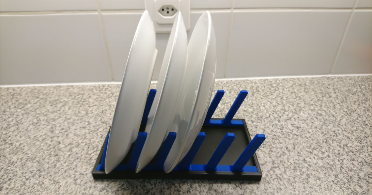 foldable Plateholder by Dionarap | Download free STL model | Printables.com