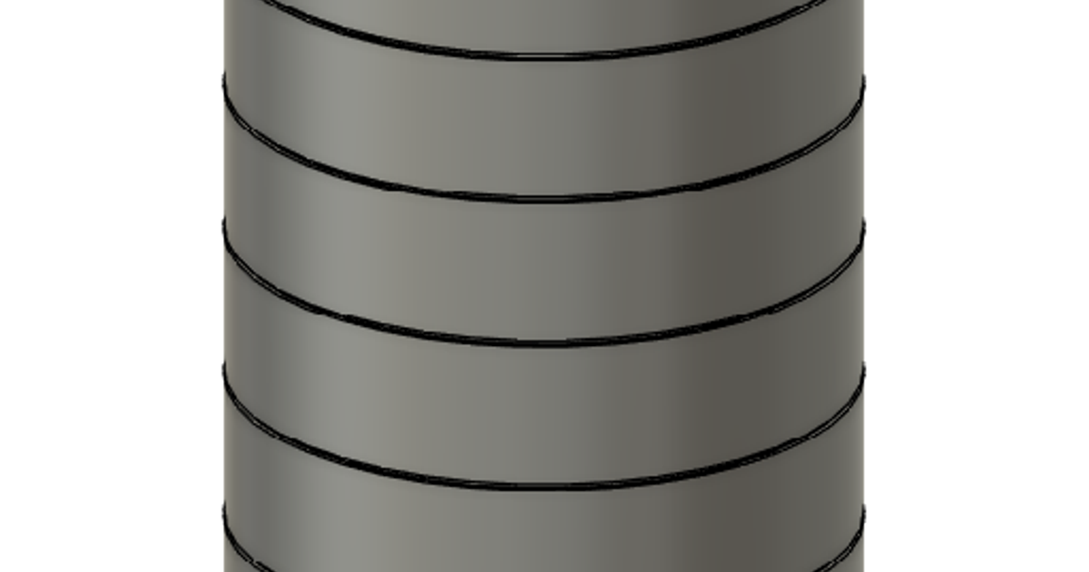 Segmented Test Cylinder by crussty | Download free STL model ...