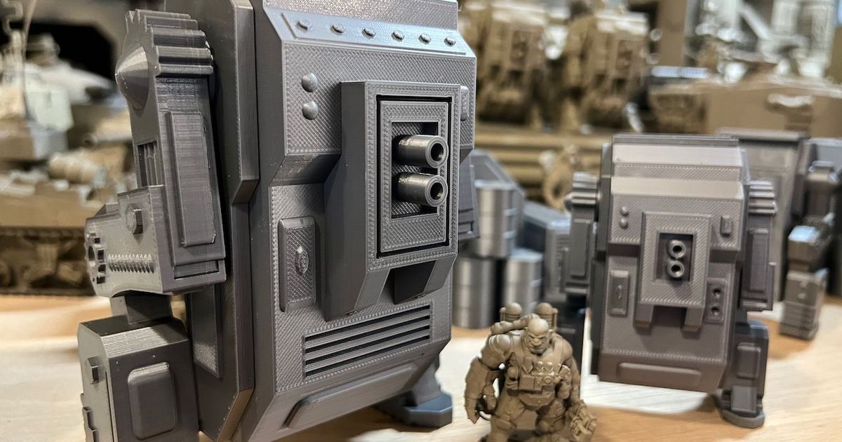 Machina Robot Model V3 by RobertusMaximus | Download free STL model ...