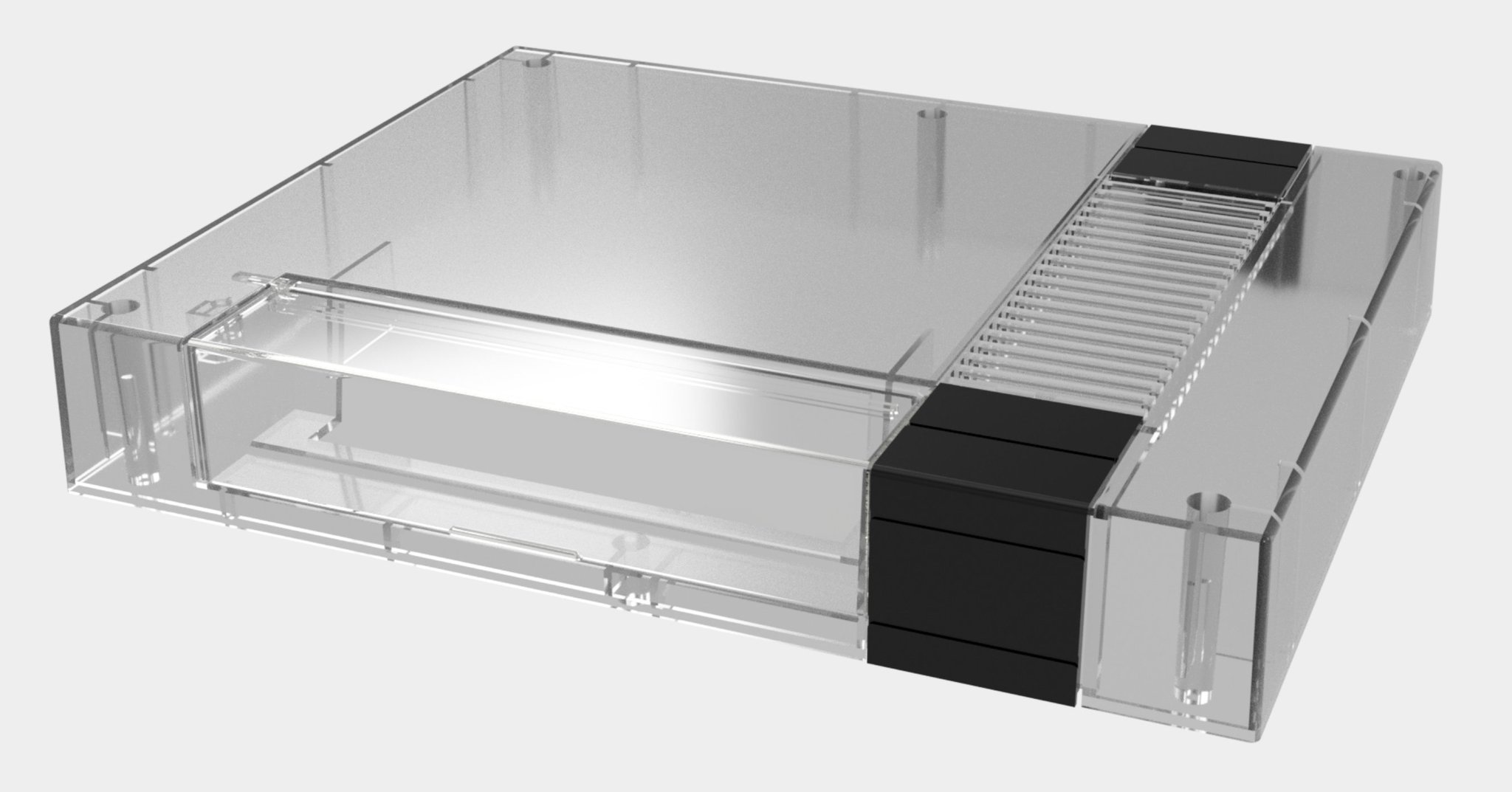 NES Frontloader replica Shell by RetroGameRevival | Download free STL ...