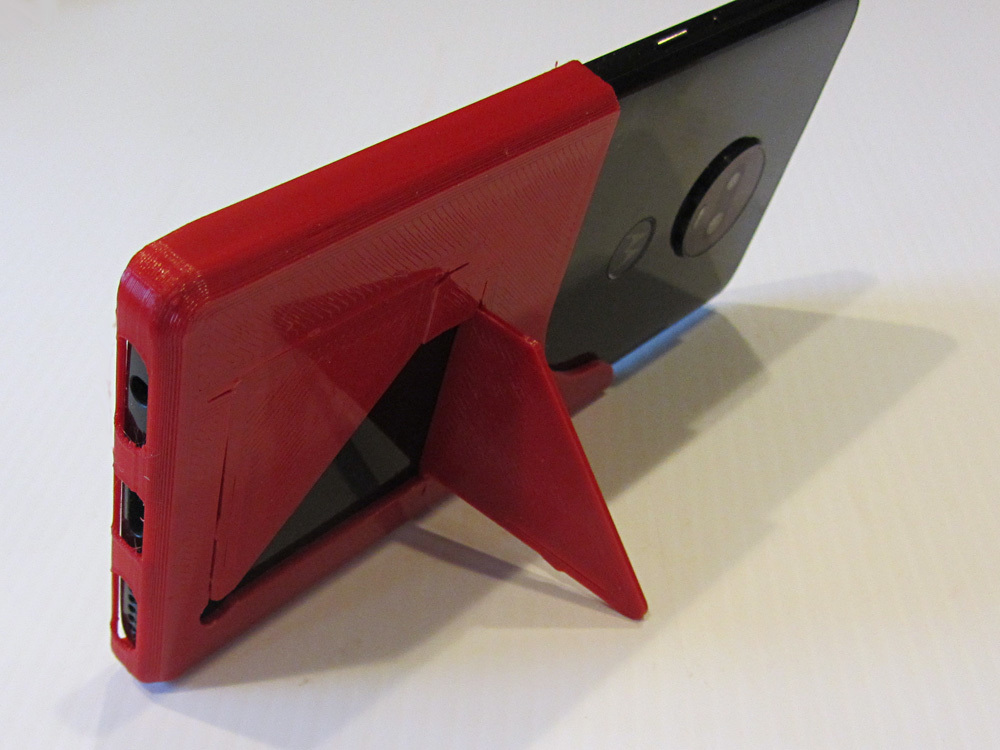 Phone Case with Integral Stand (2) by LoboCNC | Download free STL model ...