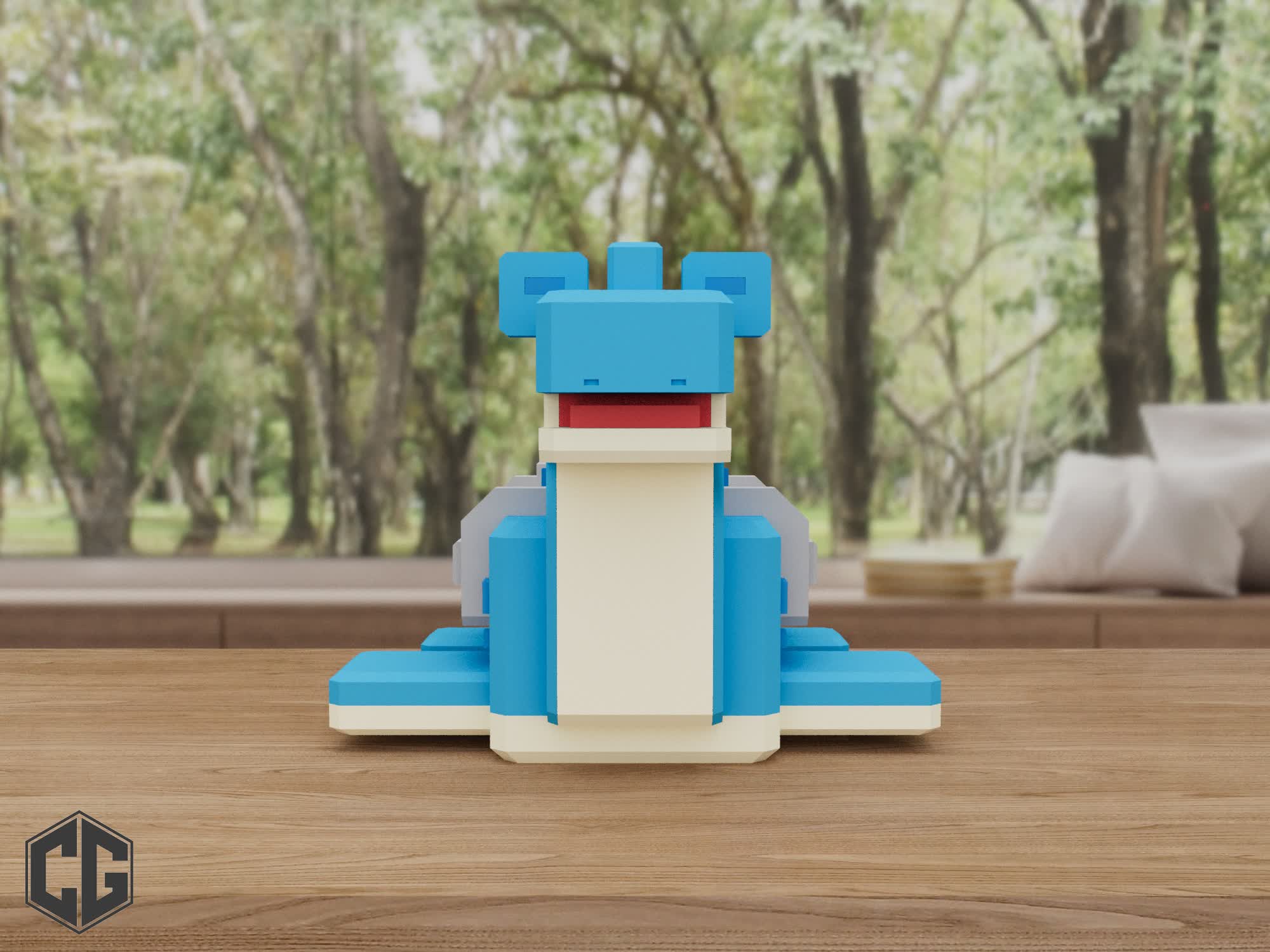 Lapras Pokemon Multipart by CG3D | Download free STL model | Printables.com