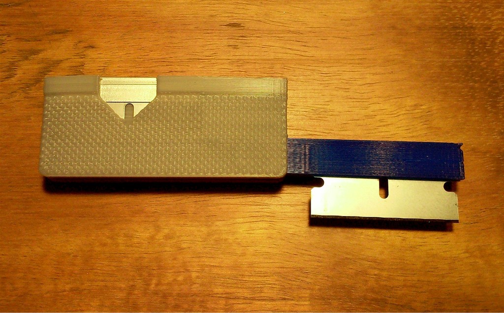 Folding Razor Blade Holder by LoboCNC | Download free STL model ...