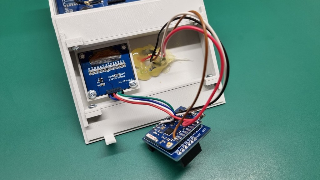 DIN rail case for EmonTX v3 with EmonESP and OLED display (SH1106). by ...
