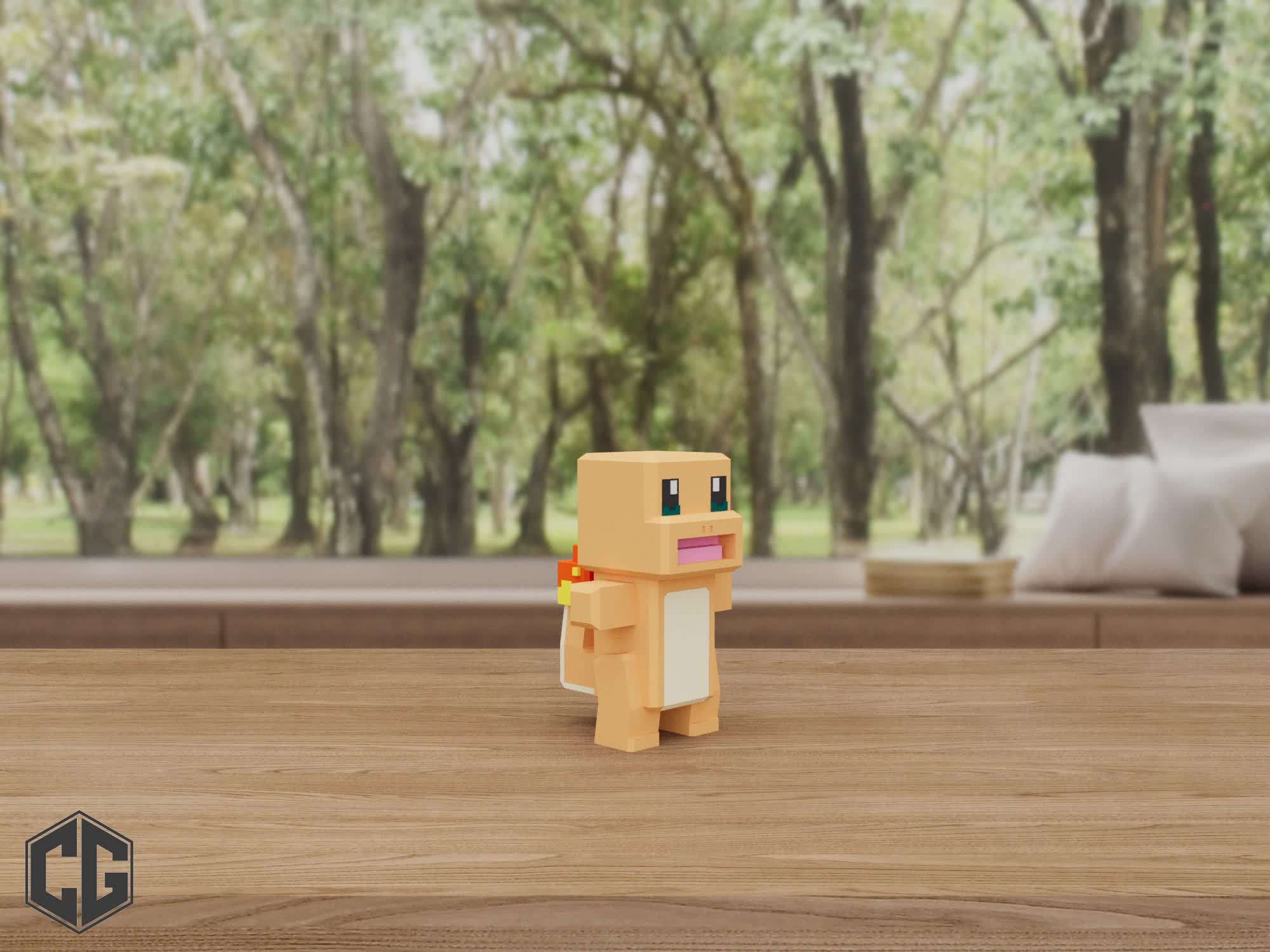 Charmander Pokemon Multipart by CG3D | Download free STL model ...
