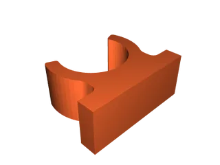 Round clip by vindolin | Download free STL model | Printables.com