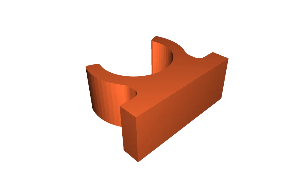 Round clip by vindolin | Download free STL model | Printables.com