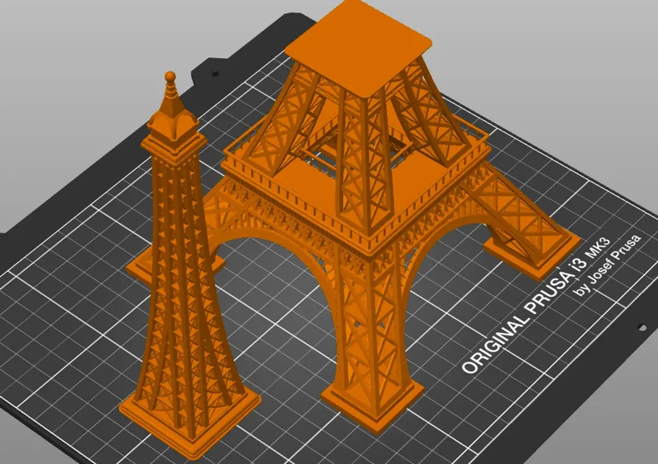 Eiffel tower 30 cm (two parts) by Maris Kalejs - Orient.lv | Download ...