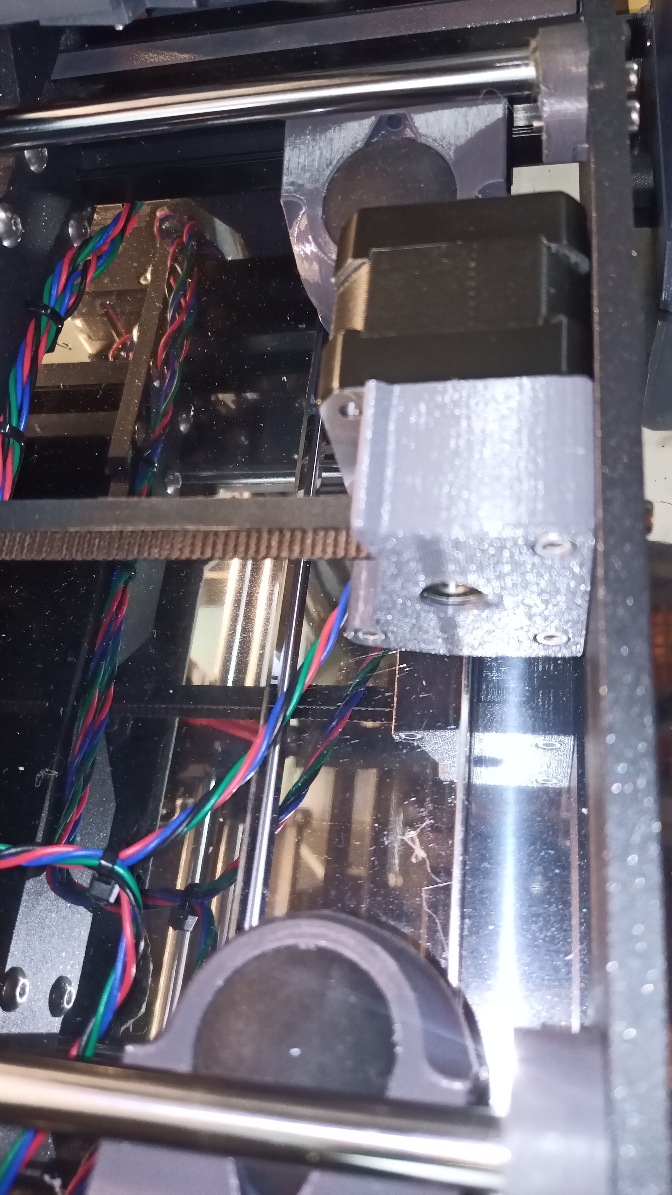 Y-Motor-Mount with support Bearing for PRUSA MK3S by Andreas | Download ...
