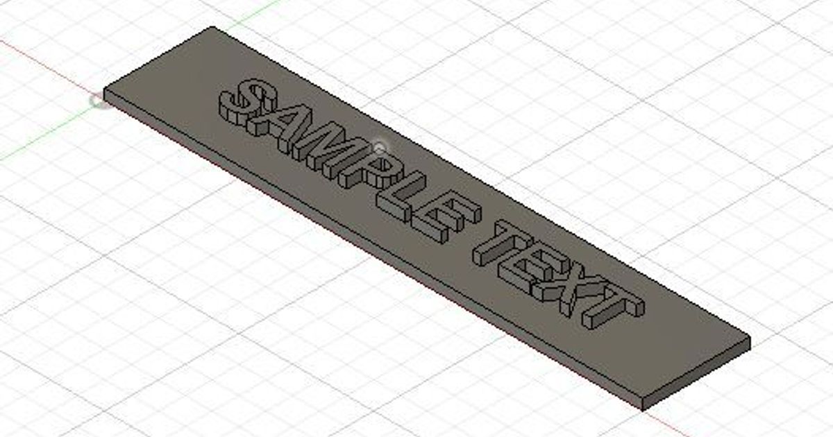 Plastic Label by BlackFury | Download free STL model | Printables.com