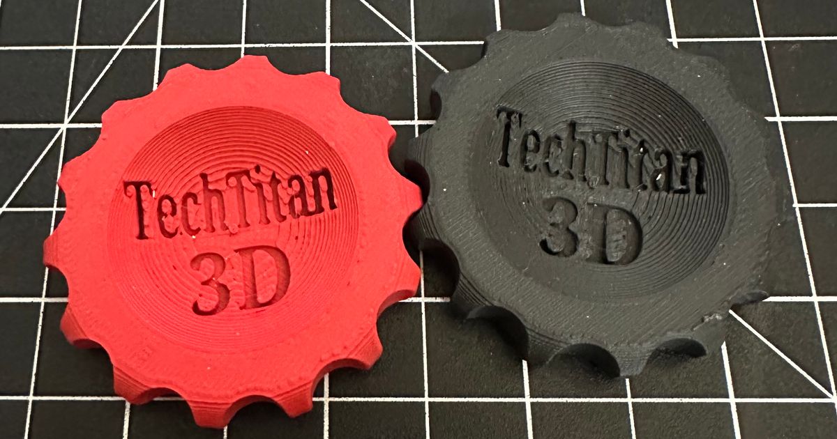 TechTitan Maker Coin by TechTitan | Download free STL model ...