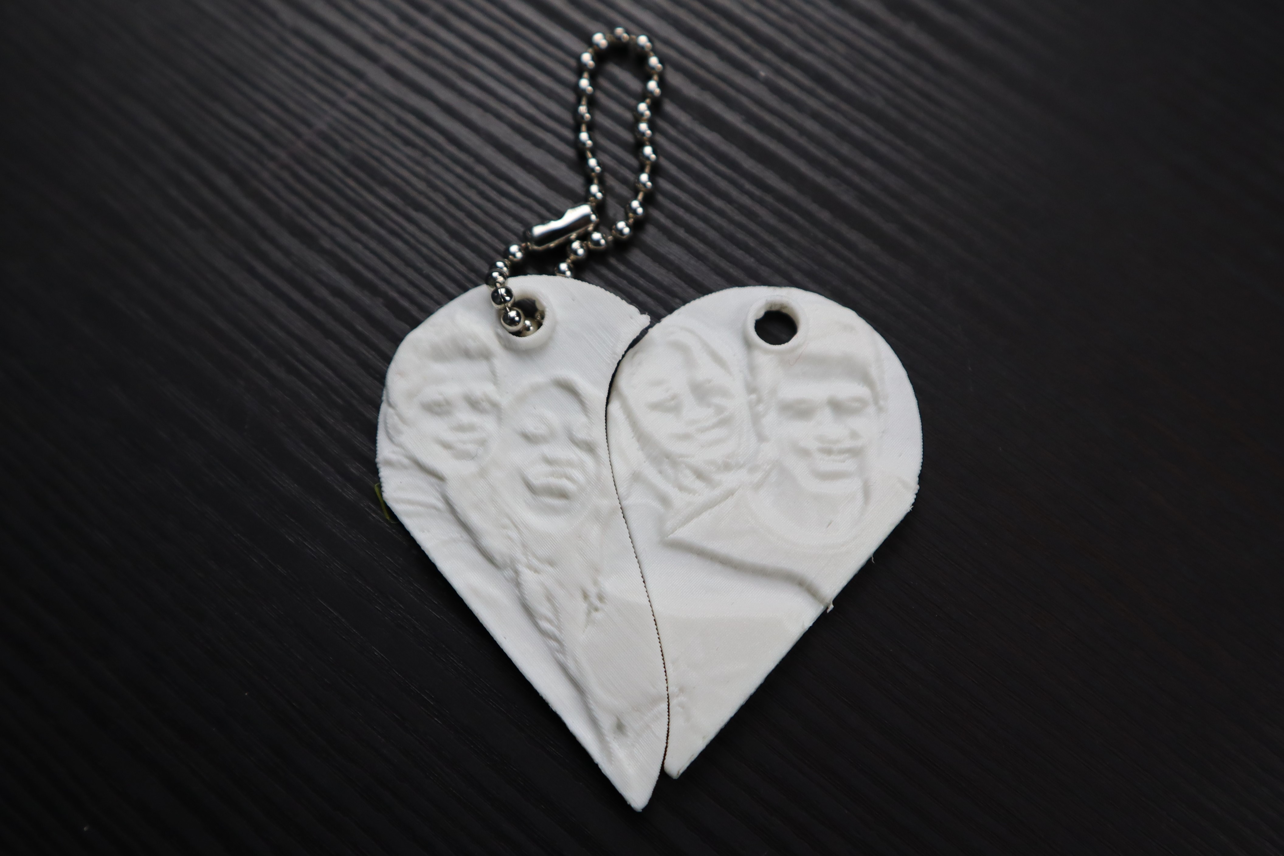 Lithophane heart for keychain by gubutek | Download free STL model ...