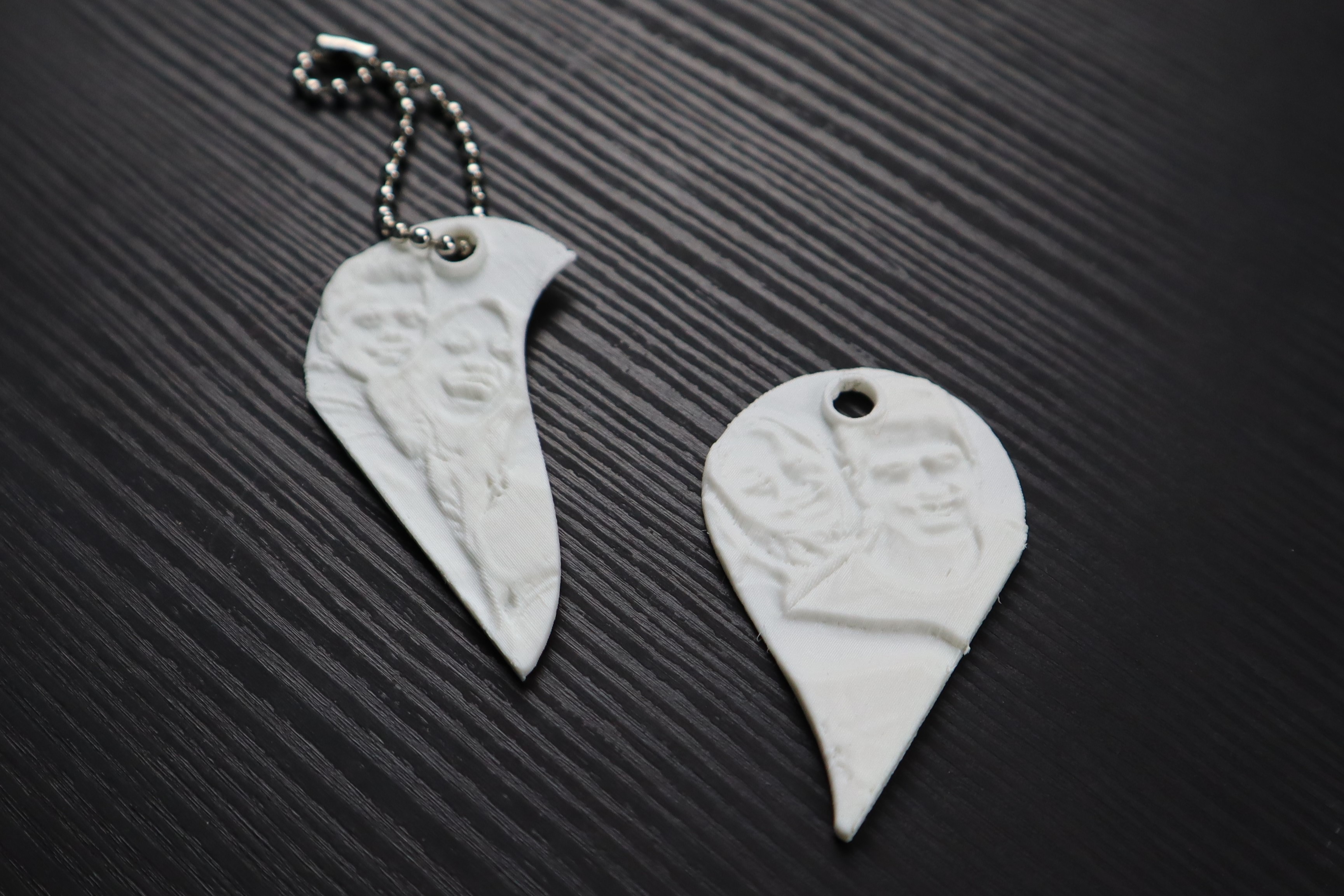 Lithophane heart for keychain by gubutek | Download free STL model ...