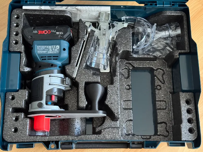 Bosch GKF 18V-8 trim router base by woelpi | Download free STL model ...