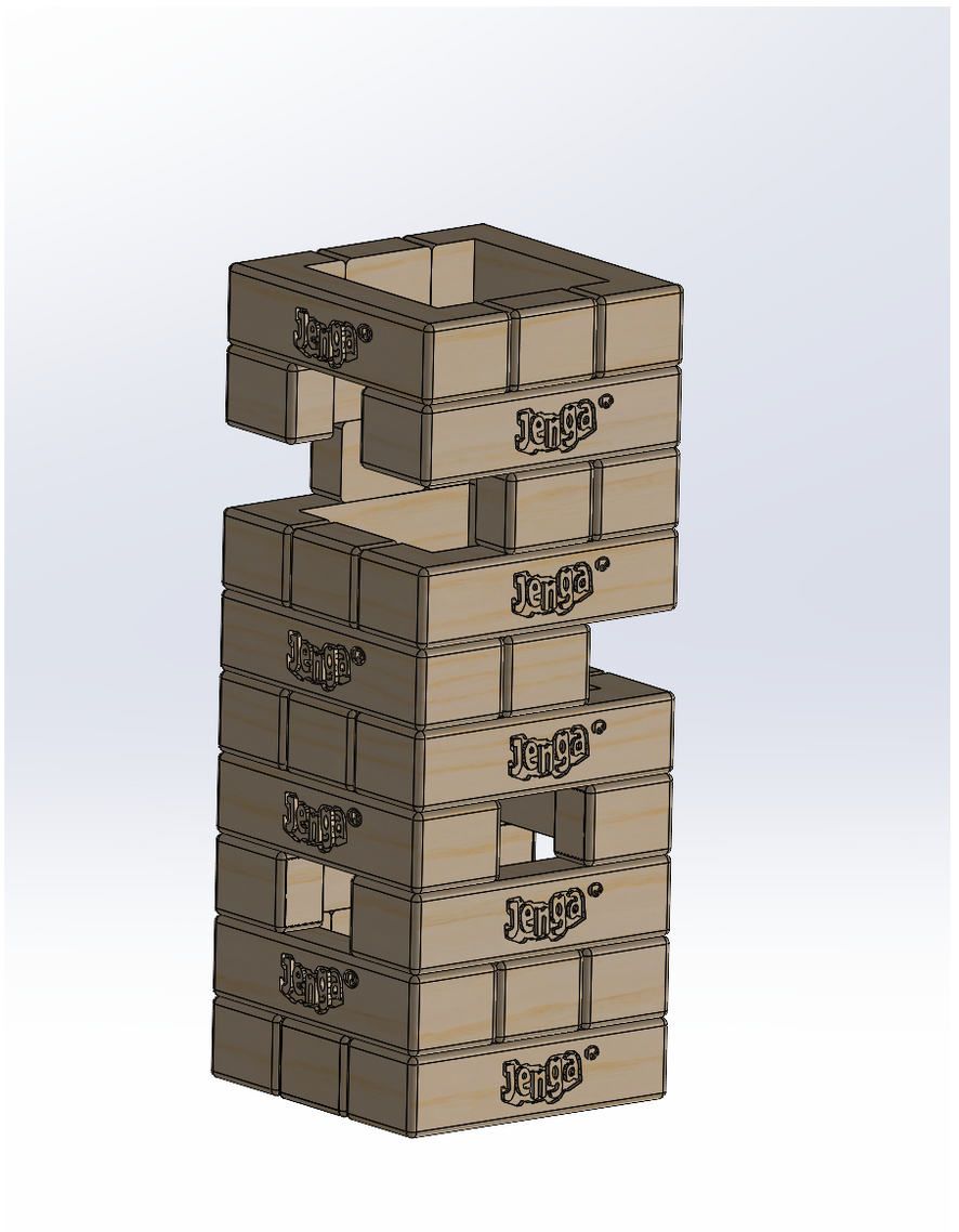 Jenga Tower Alix by !Eli! | Download free STL model | Printables.com