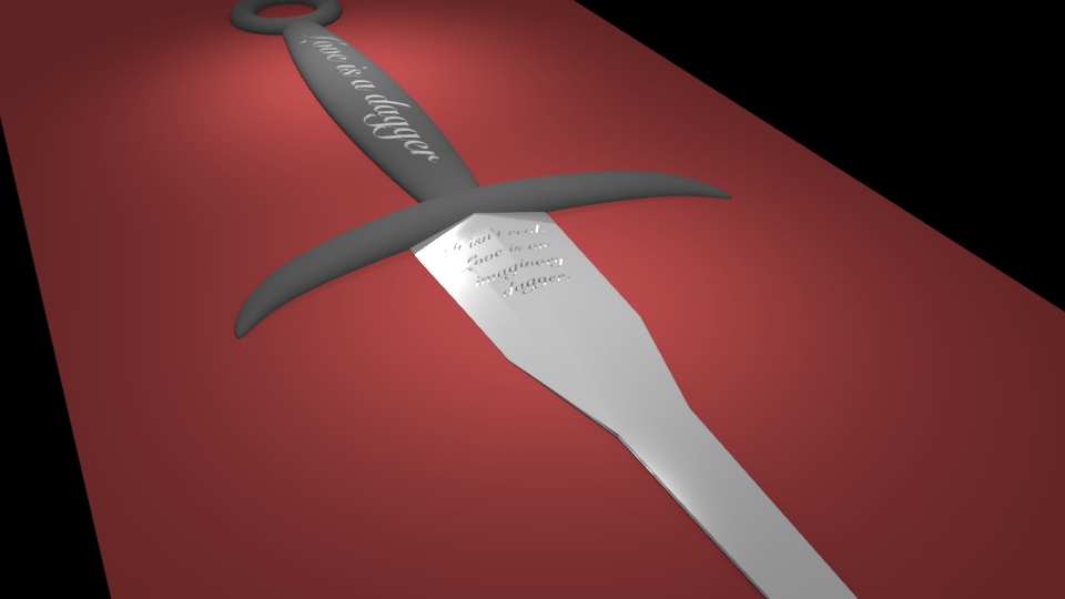 Love is a dagger by Zouïguy | Download free STL model | Printables.com