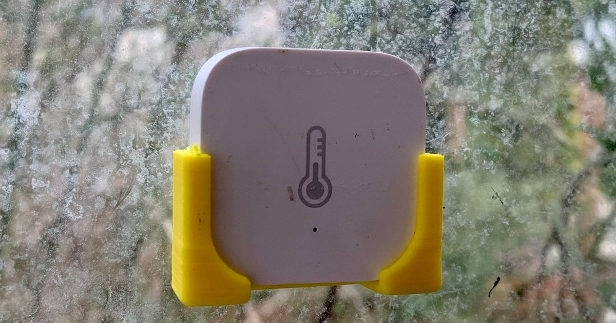 Aqara temperature sensor wall mount by fns720 | Download free STL model ...