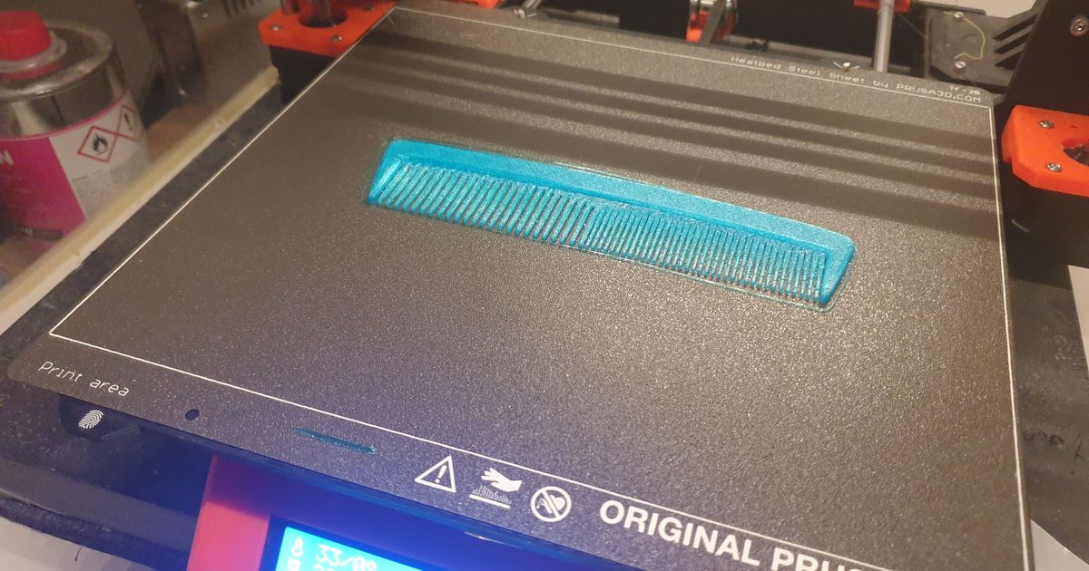 Simple comb by Michael | Download free STL model | Printables.com