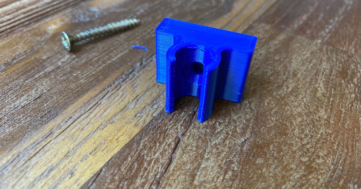 Wall Clip 10mm by MichaelK | Download free STL model | Printables.com