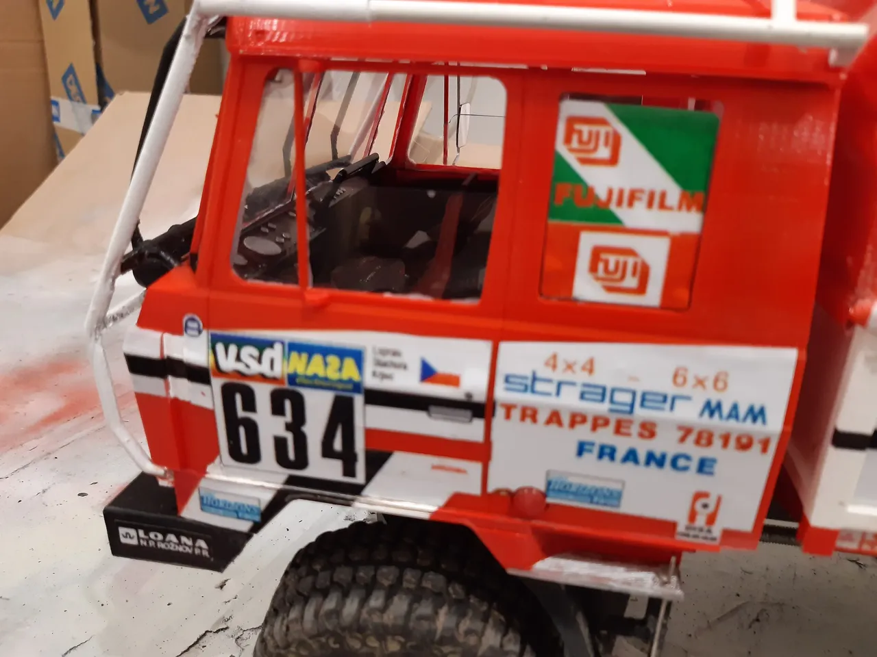 RC Tatra Dakar 6x6, 1986 by Michal Heky | Download free STL model ...