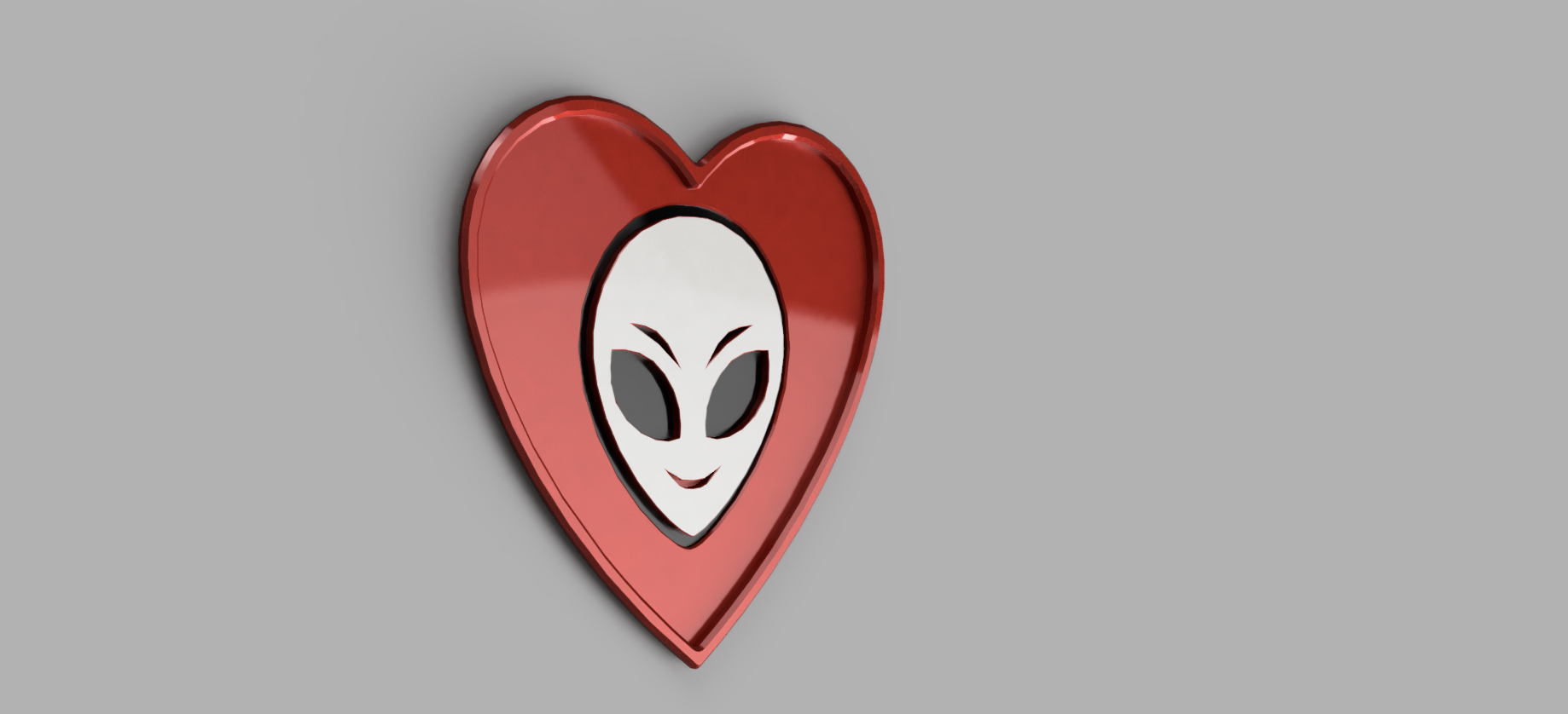 Valentines Alien Heart by NoSeams | Download free STL model ...