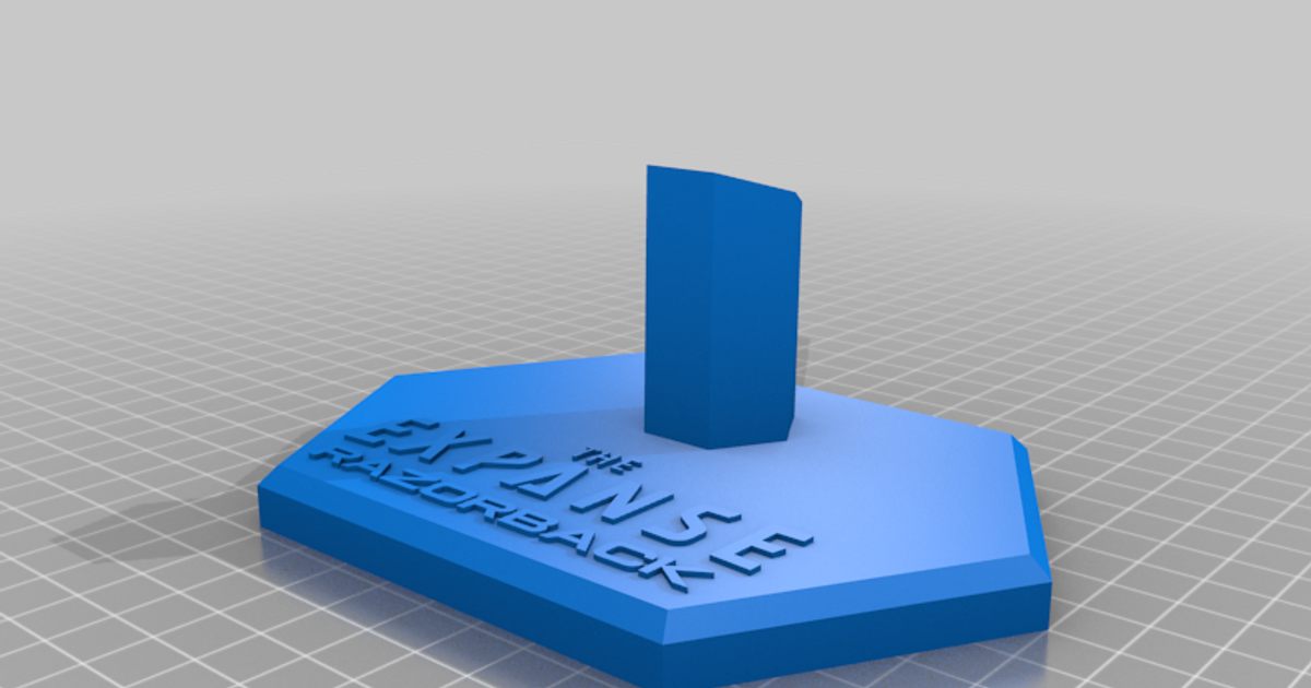 The Expanse Razorback w/stand by Geekdad_3D | Download free STL model ...