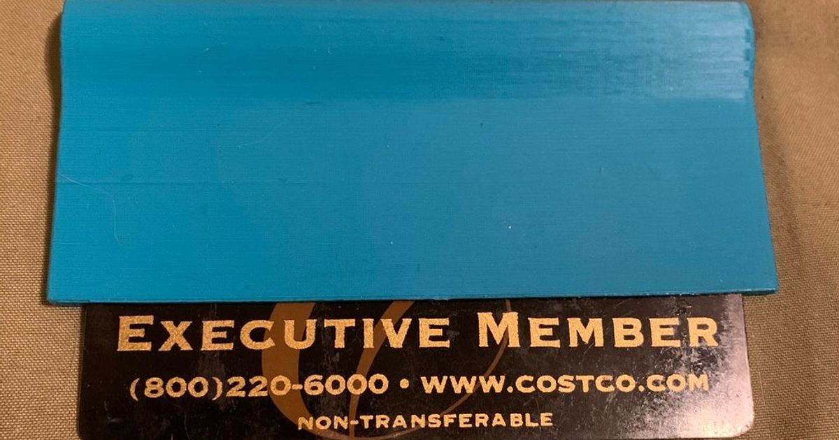 Used Gift Card Scraper Handle by Geekdad_3D | Download free STL model ...