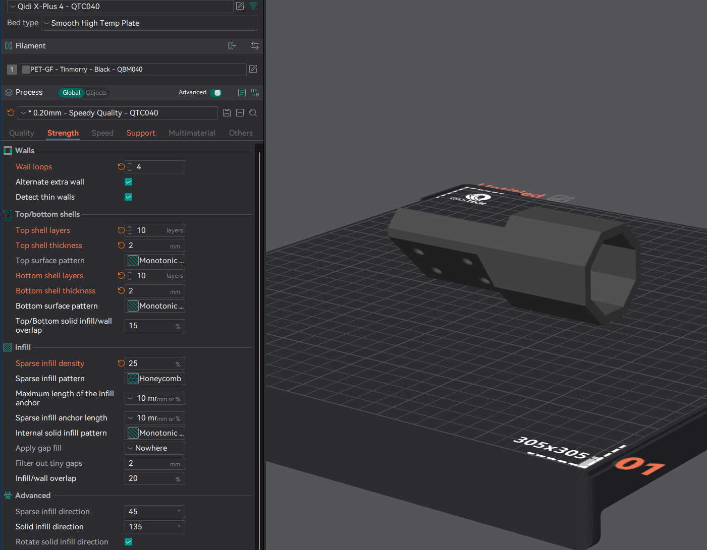 Versatile filament + Qidi dry-box spool mounting arm by stew675 ...