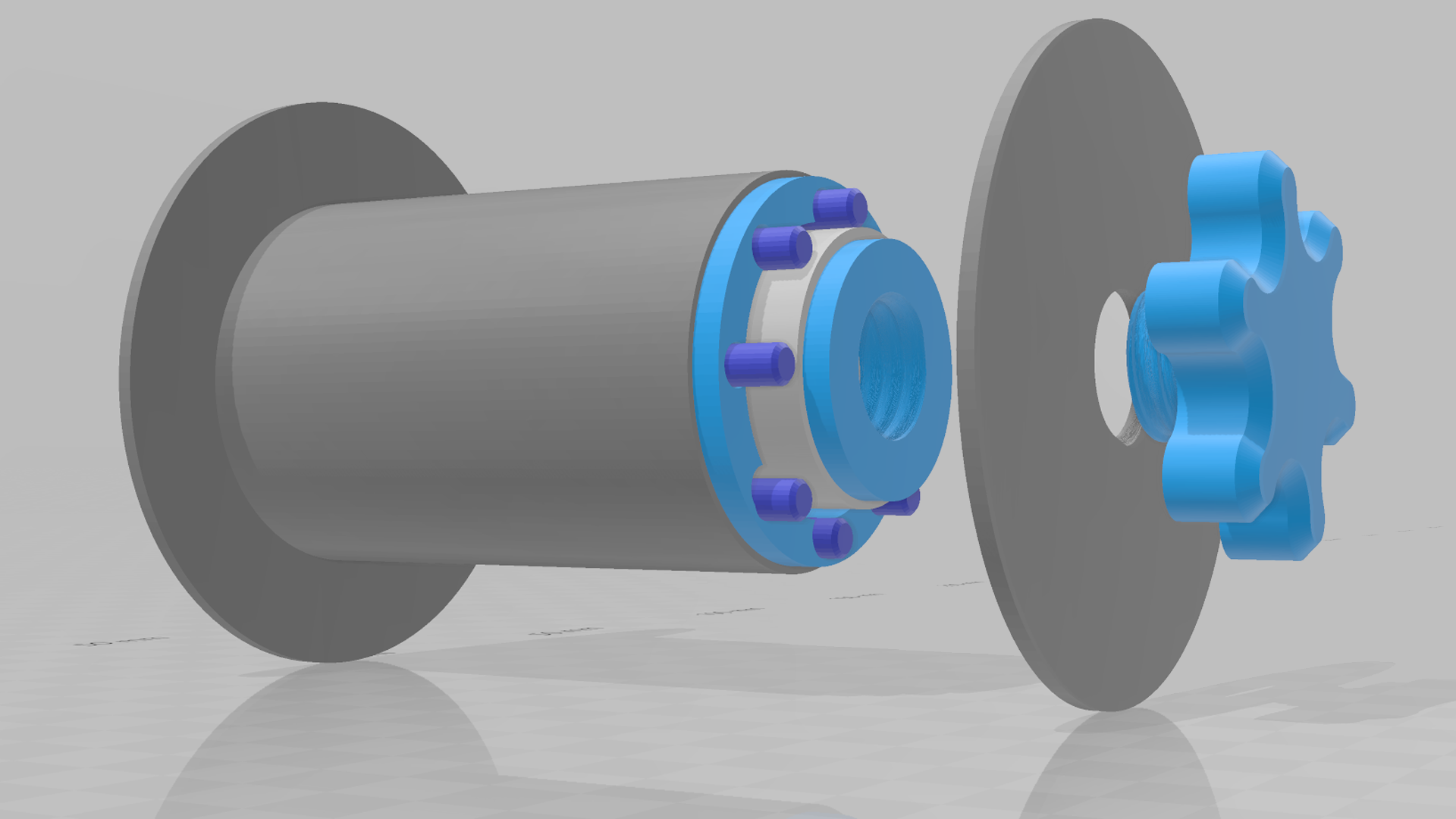 Serious dual spool stand. FreeCad par Mario M | Téléchargez ...
