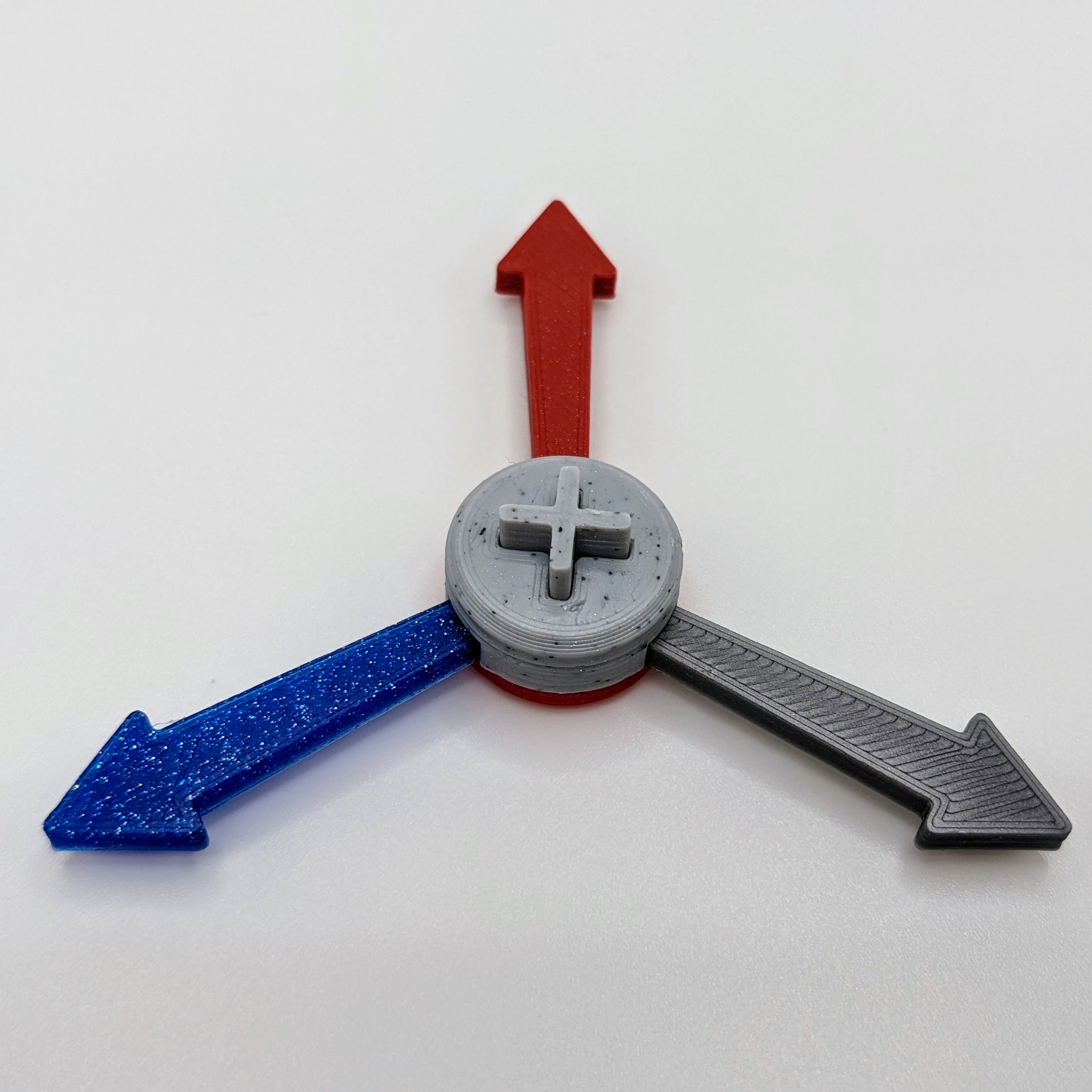 Triple headed spinning arrow by Severeon | Download free STL model ...