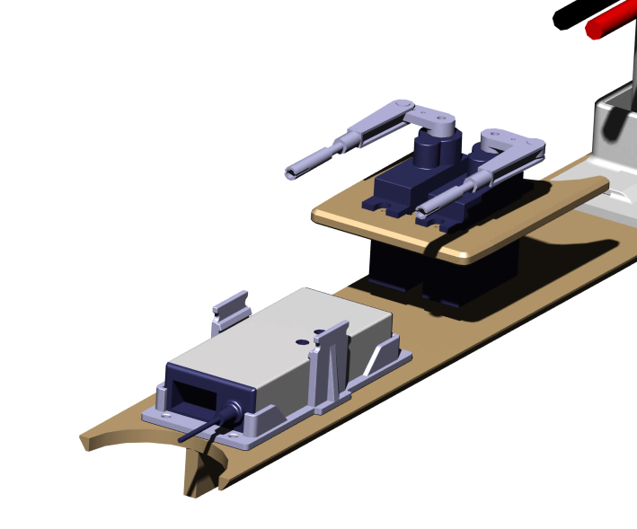 Receiver mounting bracket MPX RX-7/5 by UKE | Download free STL model ...