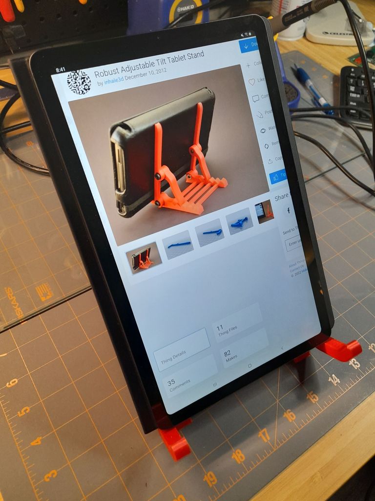 Tablet Stand Remix by kjoh | Download free STL model | Printables.com