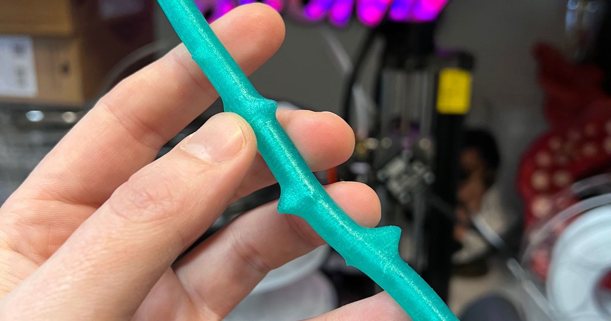 Spikey Rose Stem/Shaft by Grafit | Download free STL model | Printables.com