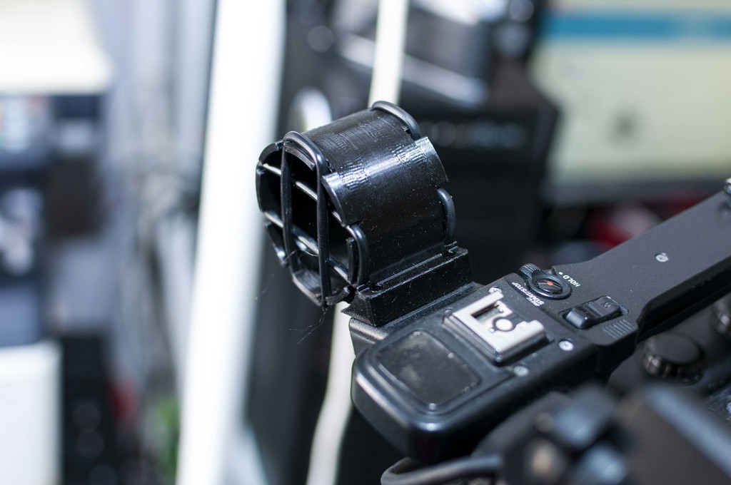 Sony FS5 Microphone Shock Mount by AltoScroll | Download free STL model ...