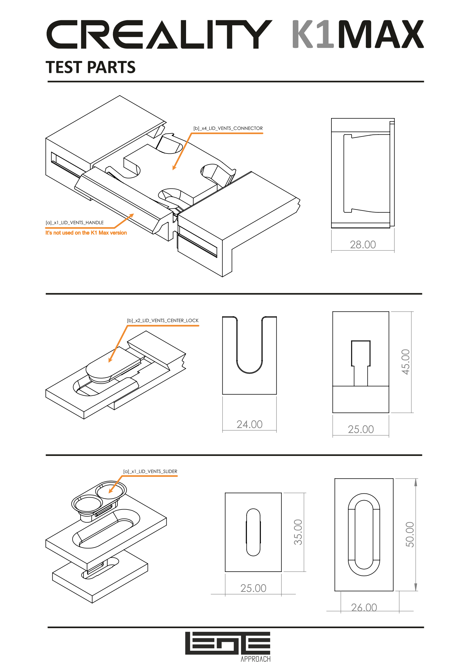 CREALITY K1max - LID WITH VENTS by LEOTE [approach] | Download free STL ...