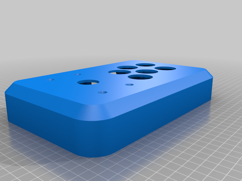 Arcade stick with Sanwa parts by jfedor | Download free STL model ...