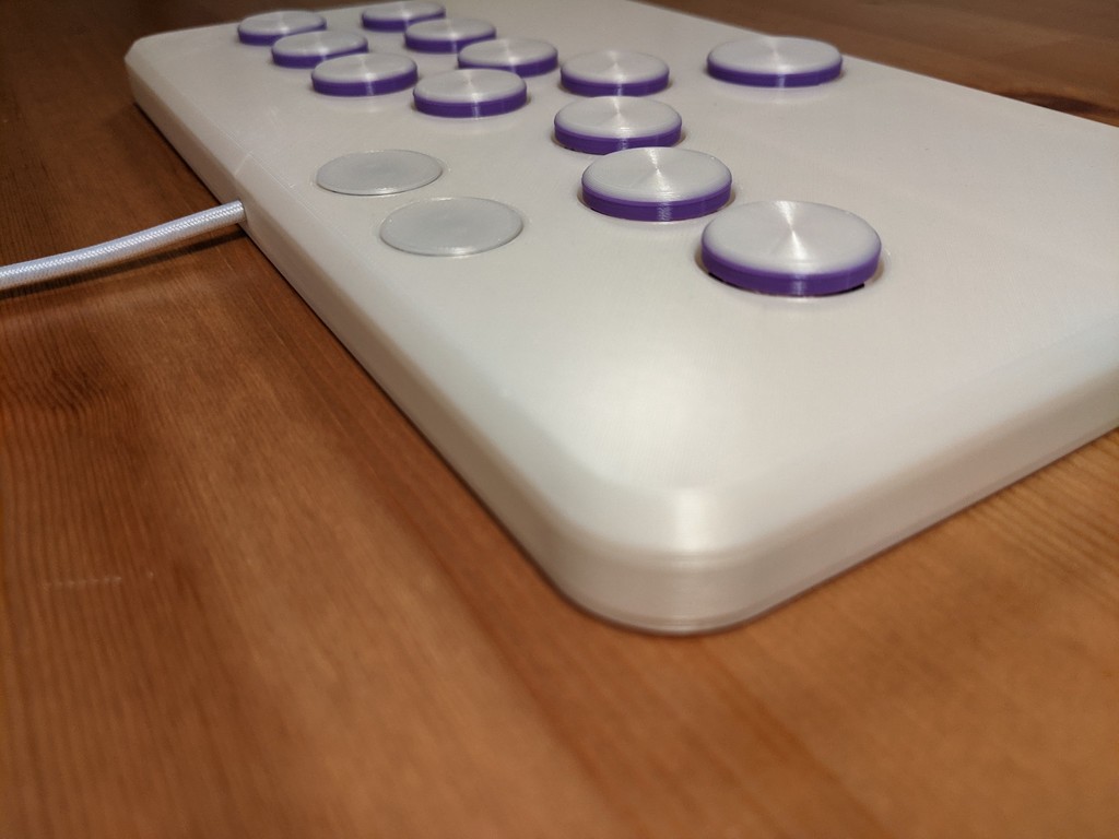 Slimbox: hitbox-layout low profile fightstick by jfedor | Download free ...