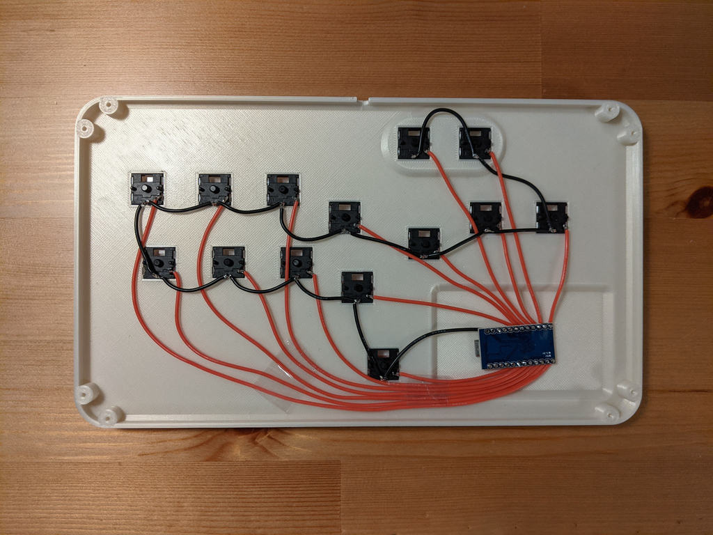 Slimbox: hitbox-layout low profile fightstick by jfedor | Download free ...