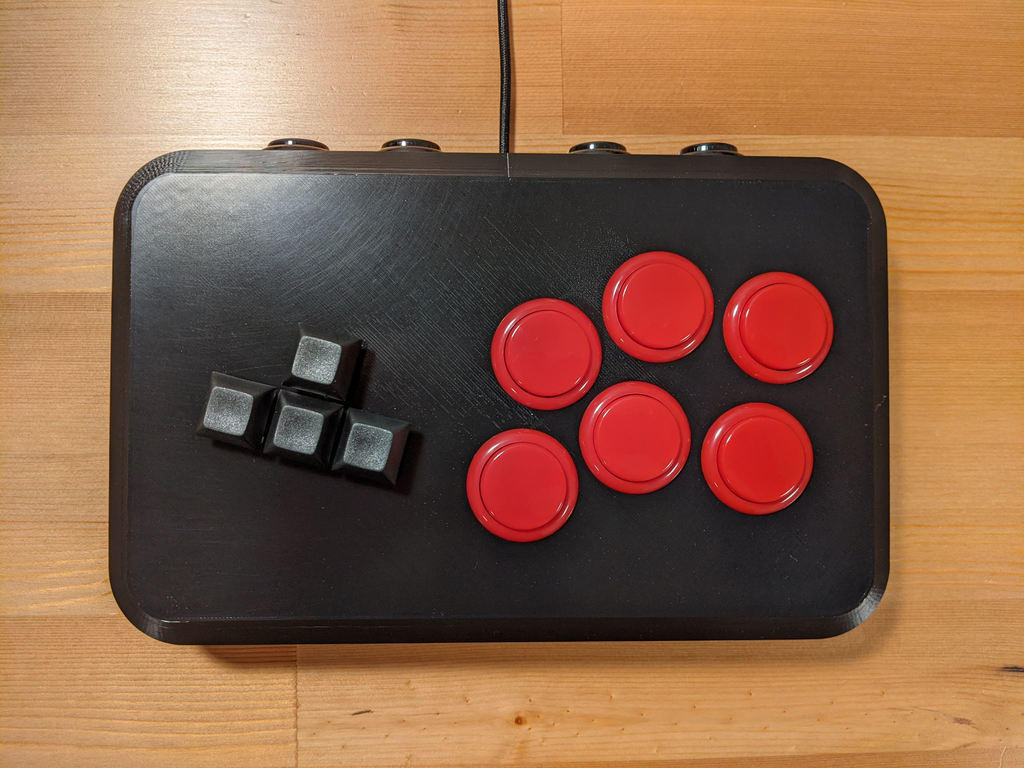 Mixbox-layout fightstick by jfedor | Download free STL model ...