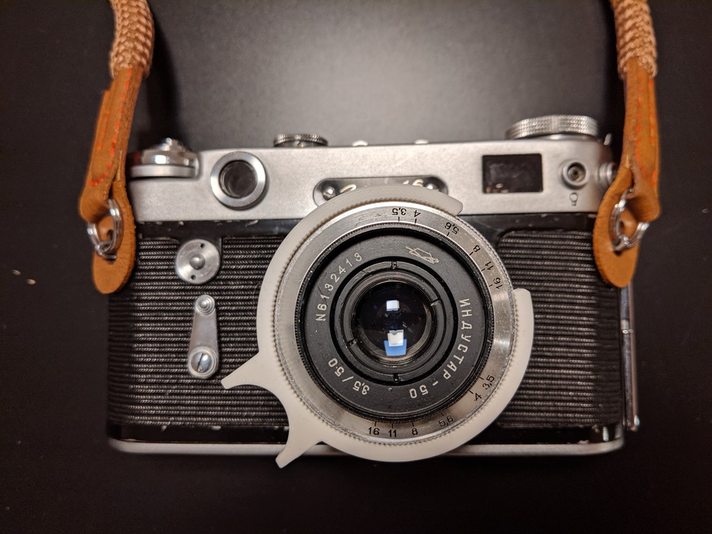 Focus tab for Industar-50 lens by jfedor | Download free STL model ...