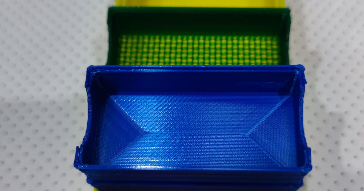 Simple stackable box (adjustable) / Jednoduchá stohovatelná krabička ...