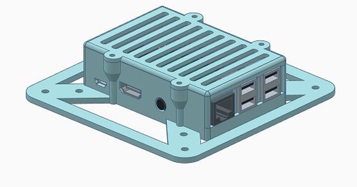 Raspberry Pi Vesa Mount 75 100 By Argirob Download Free Stl Model