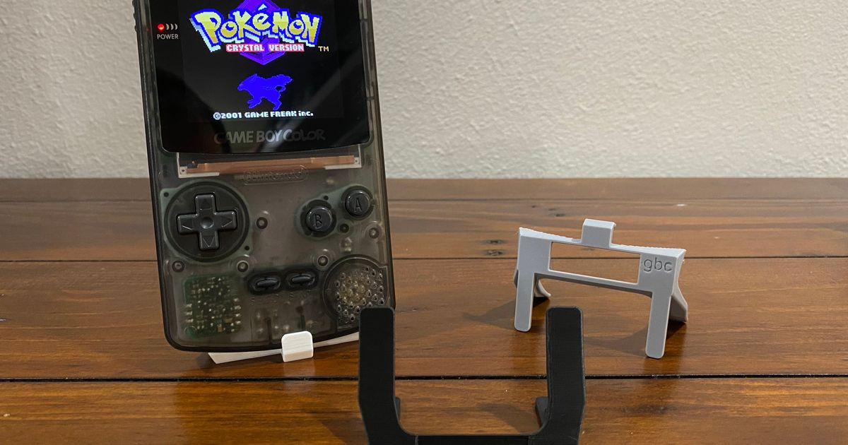 Game Boy Color Mini Stand by BlueShell3D | Download free STL model ...