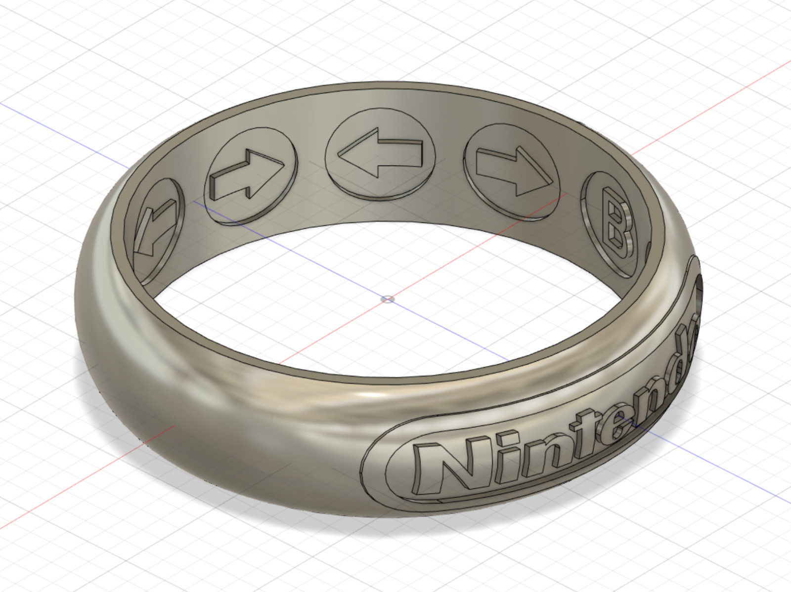 Nintendo ring by RetroGameRevival | Download free STL model ...