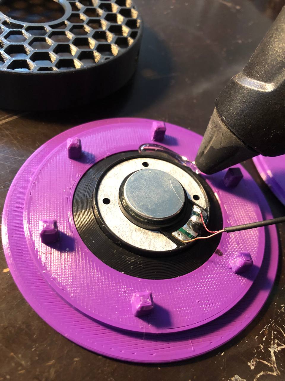 50mm to 40mm driver flange for PrusaBeat Headphones V2 by scullptor ...