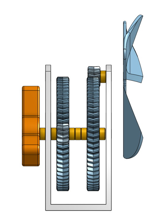 Spring powered fan by fieldsofspacekid | Download free STL model ...