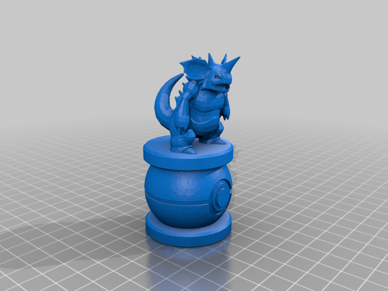 Simple Pokemon Chess Set by Archie | Download free STL model ...